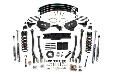 BDS SUSPENSION BDS1614FS 8 INCH LIFT KIT W/ 4-LINK RAM 3500 13-18 4WD ...