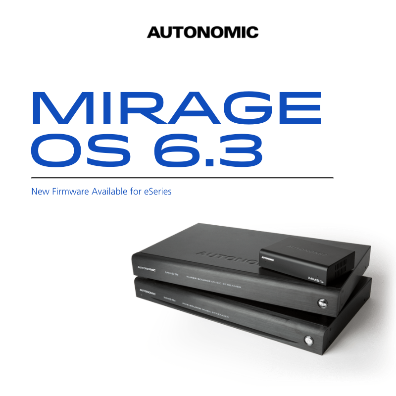Mirage OS 6.3 Firmware Release Now Available for eSeries Mirage Media ...