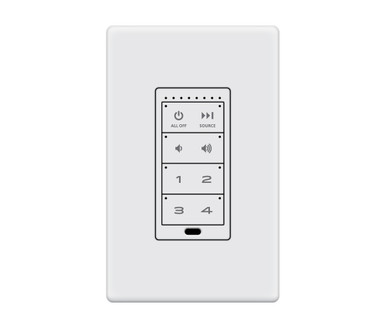 In Wall Keypad for Mirage Audio Systems