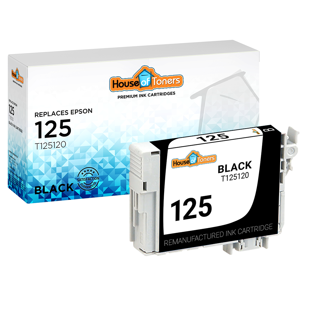 Remanufactured Ink Cartridge for Epson T1251 (T125120) Black