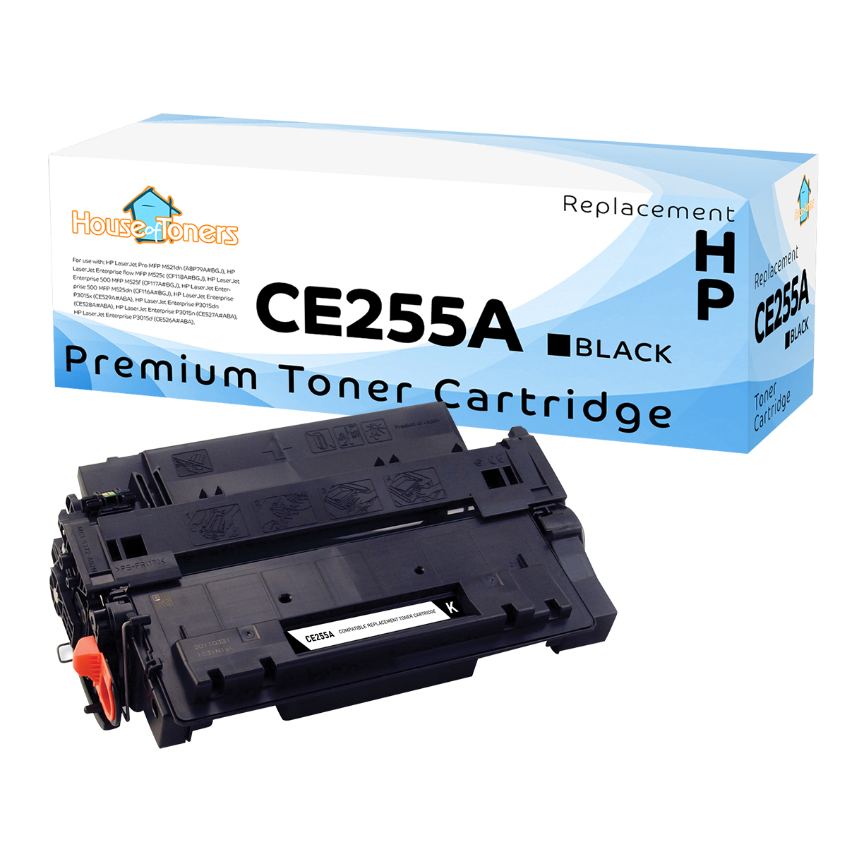 Compatible Toner for HP 55A (CE255A) Black
