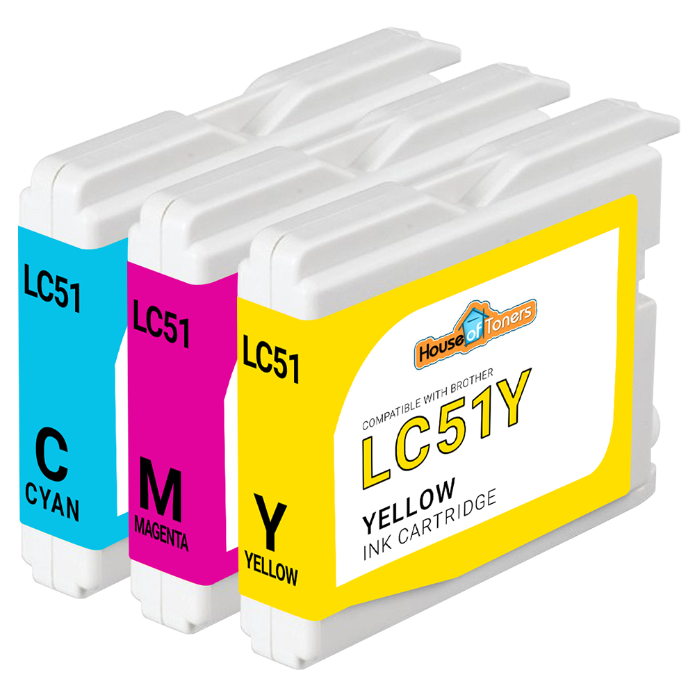 Compatible Ink Cartridge for Brother LC51 10PK - 4B/2CMY | Houseoftoners