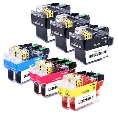 Compatible Ink Cartridge for Brother LC3029 Super HY 9PK - 3B/2CMY ...