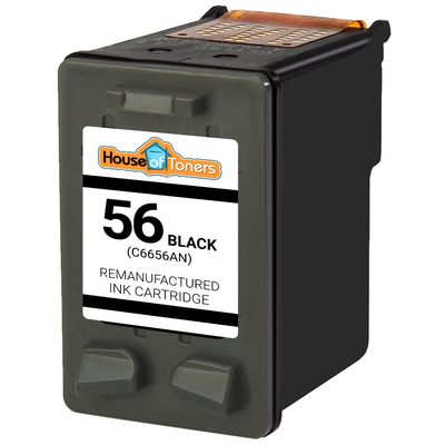 Remanufactured Ink Cartridge for HP 56 (C6656AN) Black | Houseoftoners