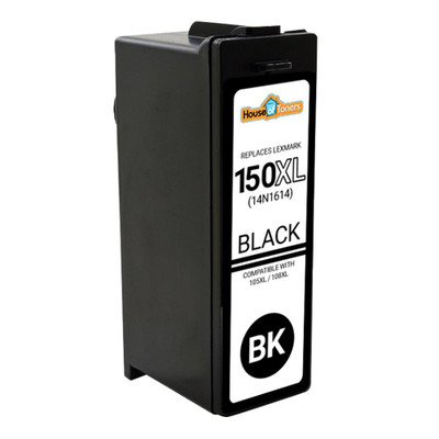 Compatible Ink Cartridge for Lexmark #150XL (14N1614) HY Black ...