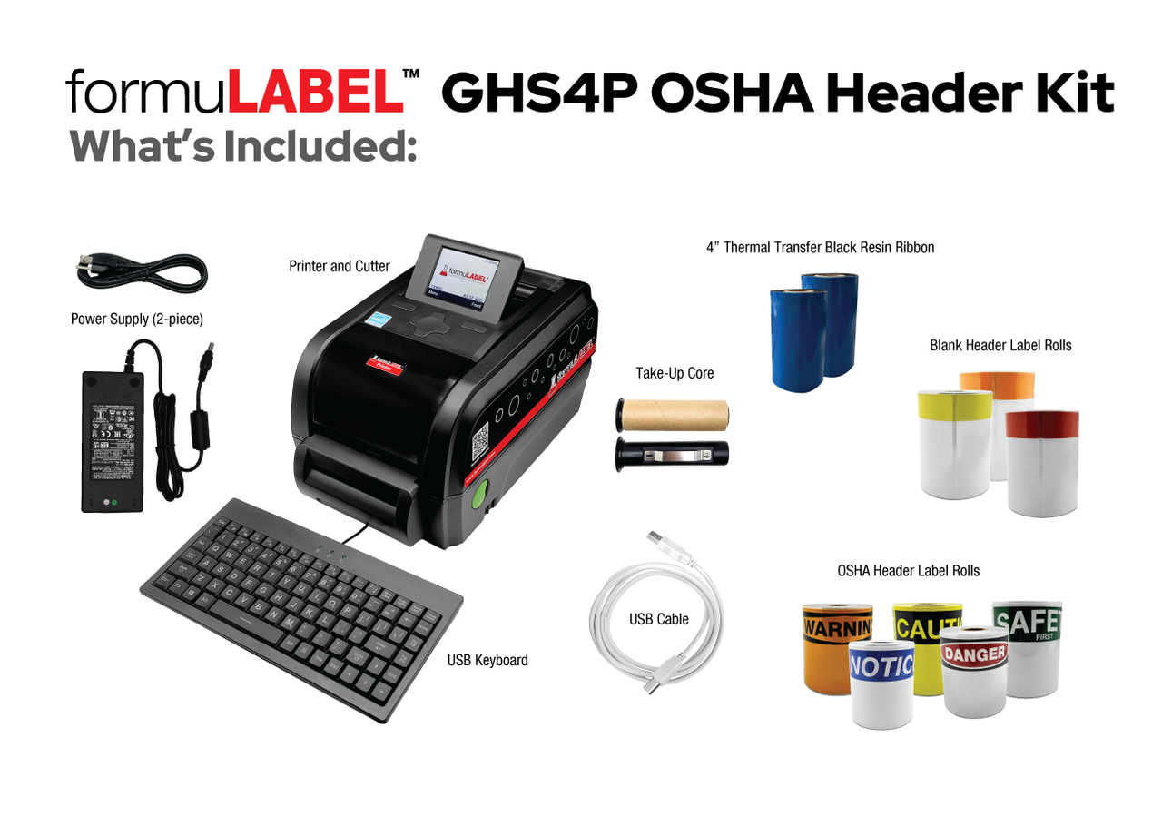 formuLABEL OSHA Header Printer Kit