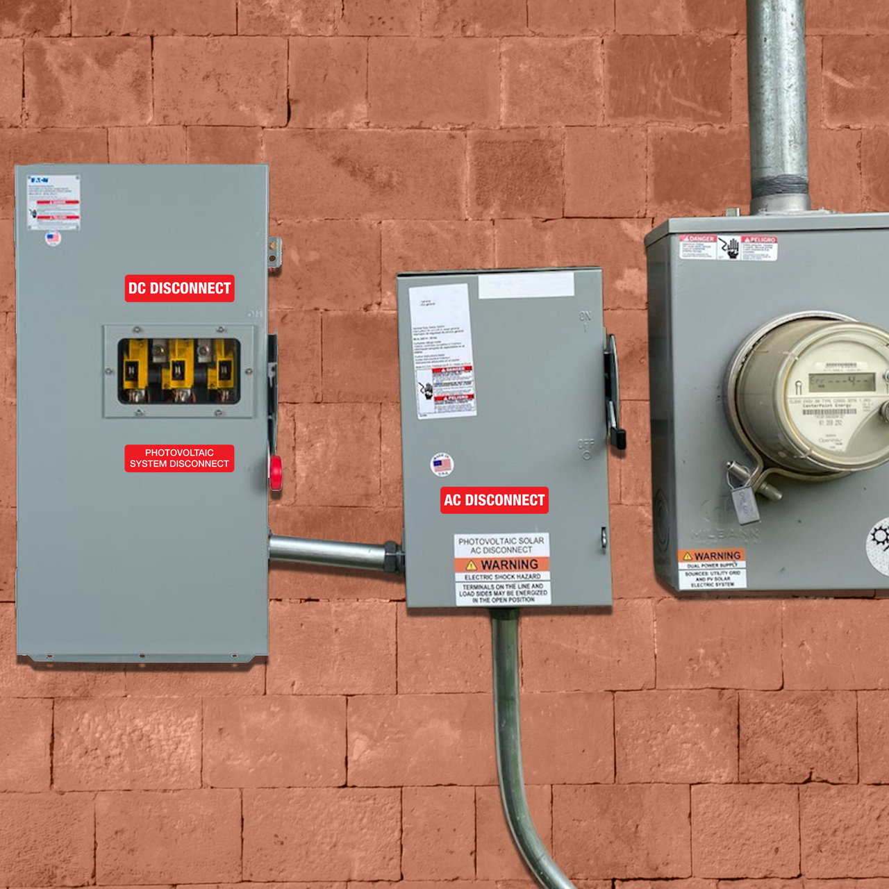 Photovoltaic System AC / DC Disconnect NEC 690.13 (B) - Solar Panel ...