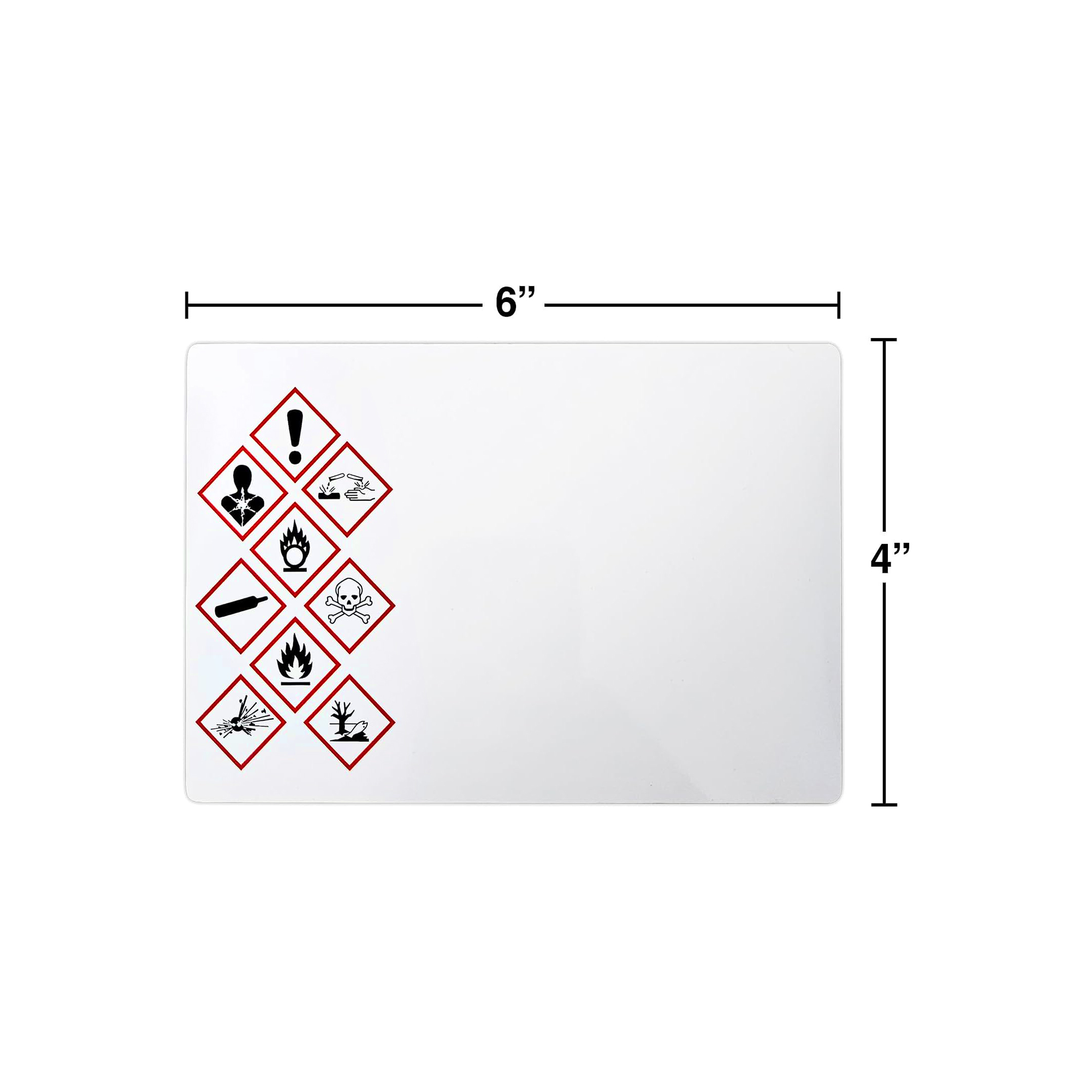 formuLABEL 4X6 GHS Secondary Label, roll of 225 - formuLABEL™