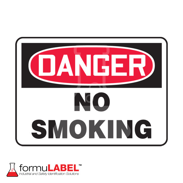 OSHA Danger Safety Sign: No Smoking