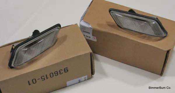 Genuine BMW Z3 Clear Fender Turn Signal Side Marker Light Set ...