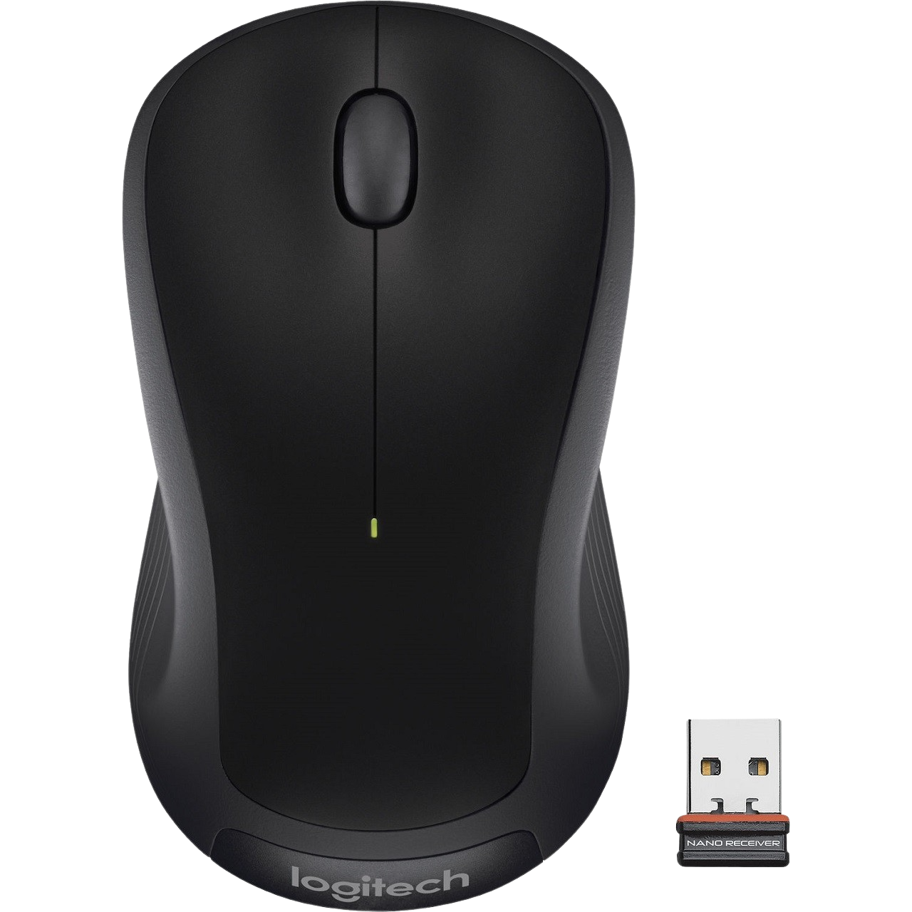 Logitech M310 Ambidextrous Wireless Mouse, Black