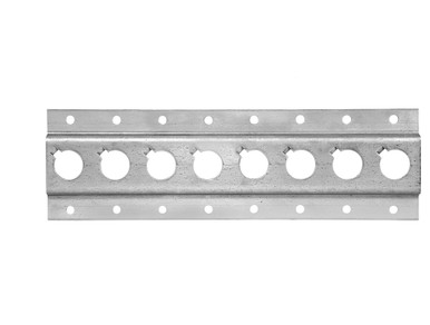 10’ Series F 12-Gauge Galvanized Horizontal Track