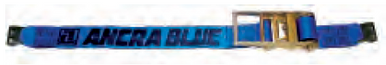 Ancra Blue 4" x 30' HD Flat Hook Ratchet Strap