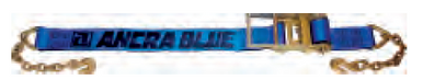 Ancra Blue 4" x 27' HD Chain Anchor Ratchet Strap