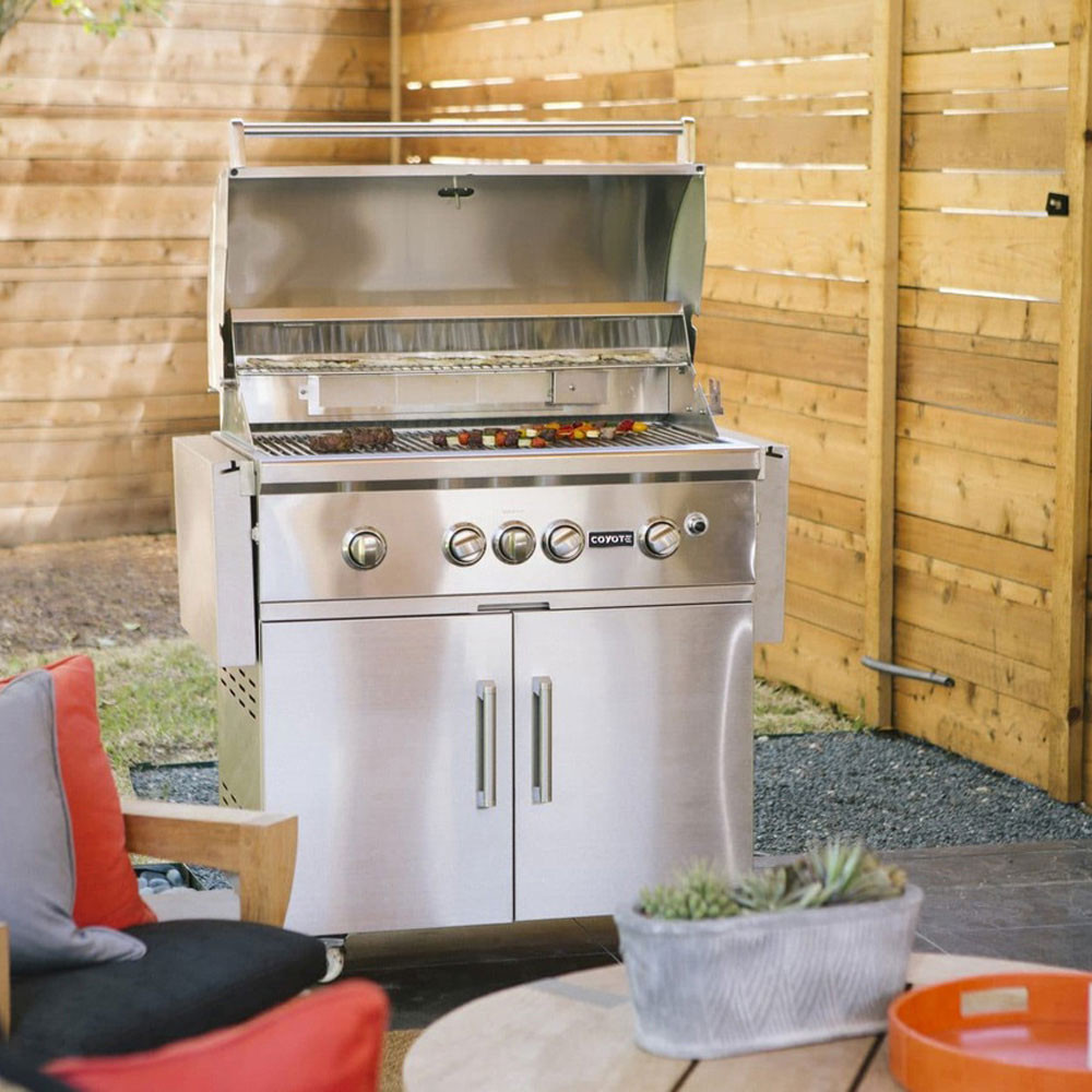 36" C-Series Grill With Cart - C2C36+C1S36CT