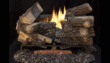 Superior Fireplaces 24" Triple Flame Elec. Burner w/Ember Bed-Natural ...