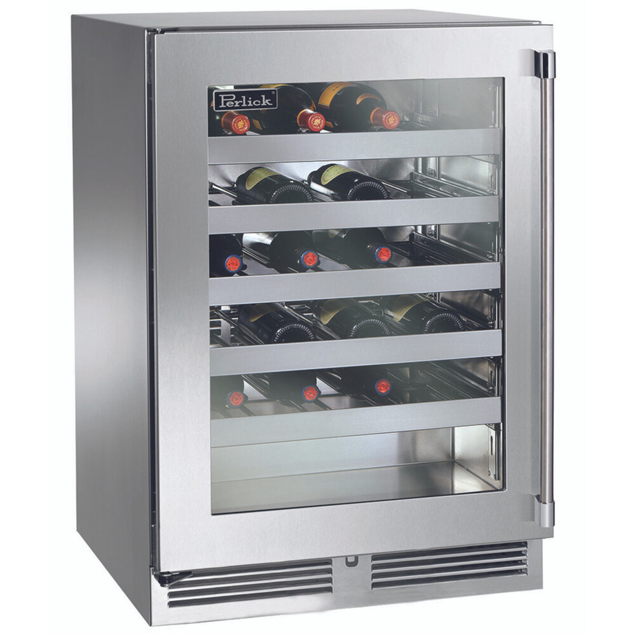 Perlick 24 Signature Series Indoor Single Zone Wine Reserve With
