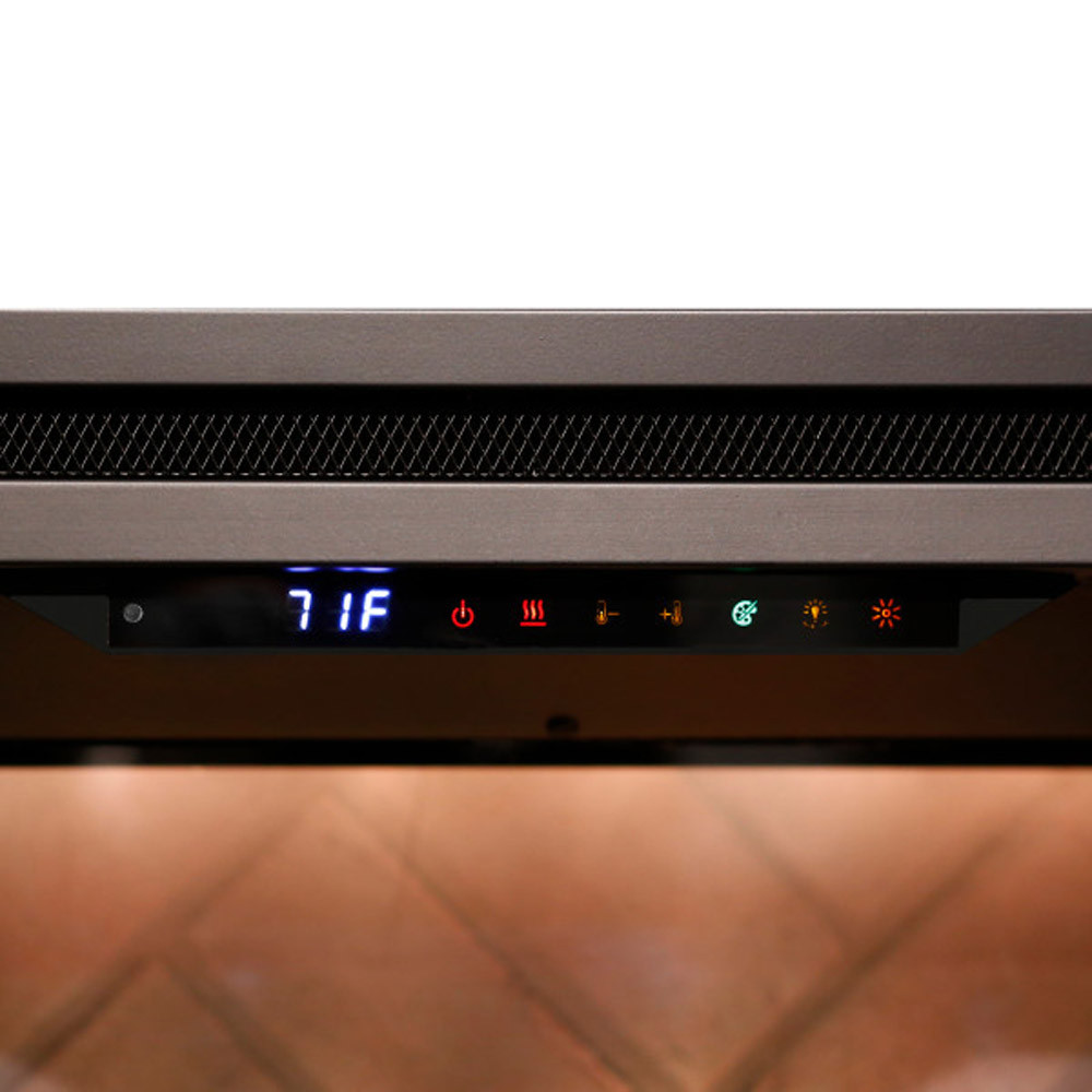 Dimplex Revillusion® 36" Portrait Built-In Firebox with Front Glass and ...