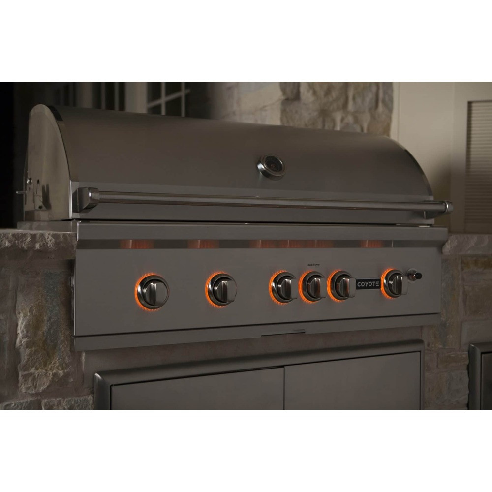 Coyote S Series 42" Rapid Sear Built In Gas Grill - C2SL42