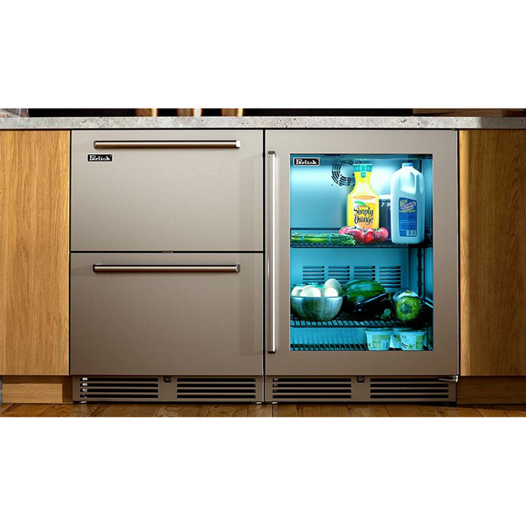 Perlick 24 Signature Series Outdoor 18 Shallow Depth Refrigerator