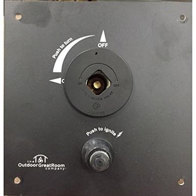 The Outdoor GreatRoom Key Valve and Control Panel for Fire Pit