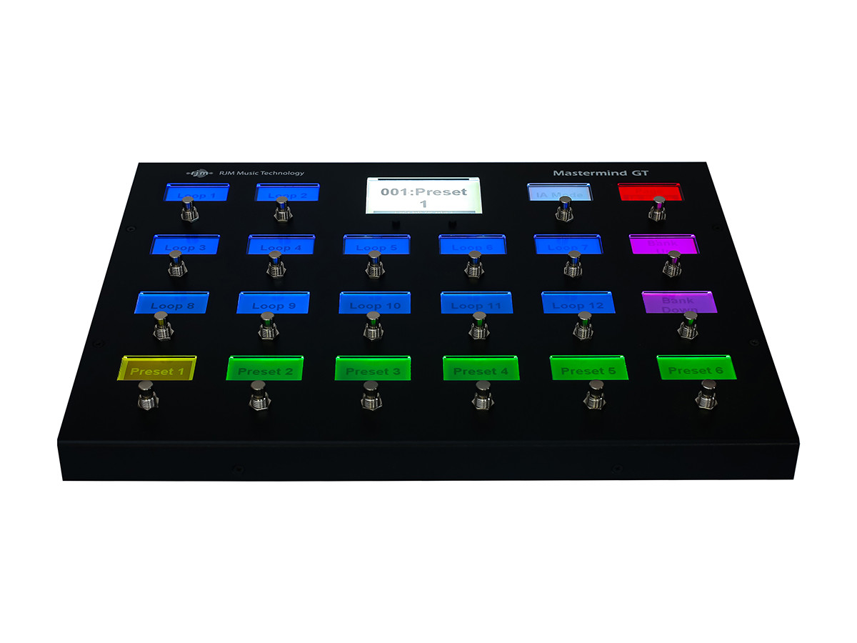 Buy the Mastermind GT/22 MIDI Foot Controller - RJM Music Technology, Inc.