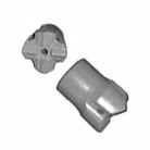 2" Carbide Rock Bit for H-Thread Drill Steel | Champion Chisel