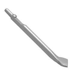 12" x 1.375" Wide Bent Chisel for 200 Style Shank - Champion Chisel Works
