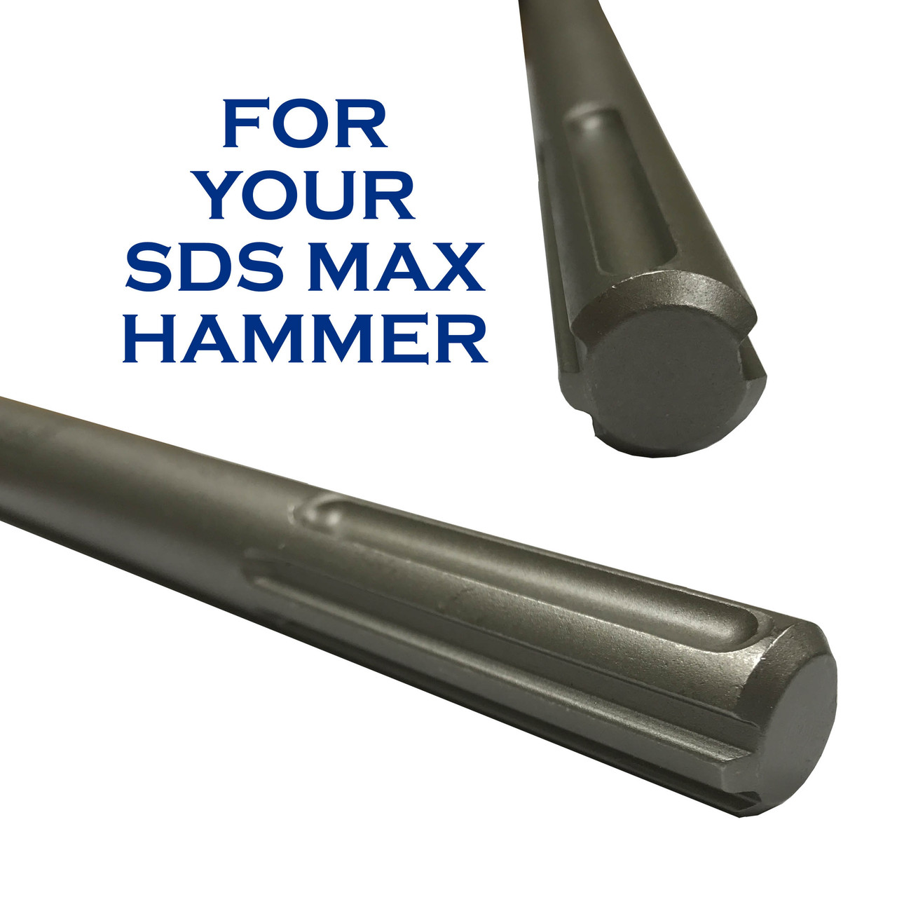 16" Narrow Chisel for SDS Max Shank and Tools | Made in USA