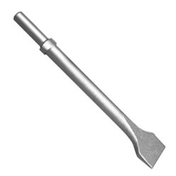 48" x 2-1/2" Wide Chisel for .680" Round Shank with Oval Collar ...