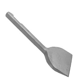 7" x 3" Wide Bent Chisel for 100 Style Shank - Champion Chisel Works