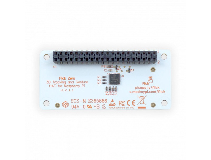 Flick Zero - 3D Gesture Sensor pHAT
