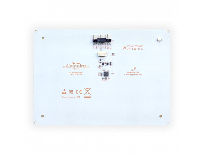 Flick Large - 3D Gesture Sensor Panel