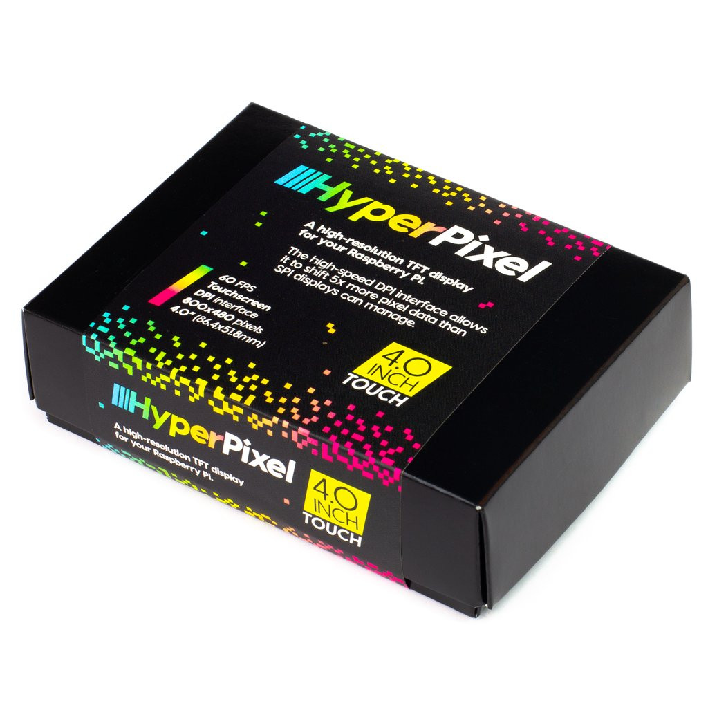 Non-Touch - HyperPixel 4.0 - Hi-Res Display for Raspberry Pi