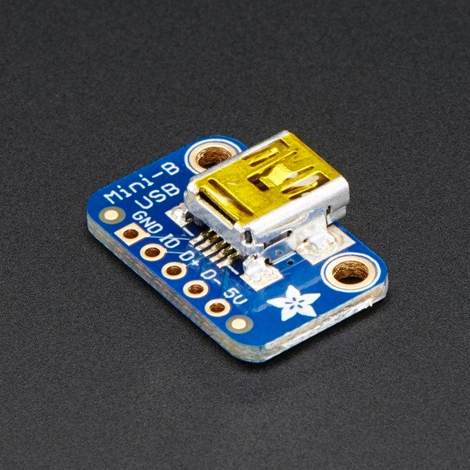 USB Mini-B Breakout Board