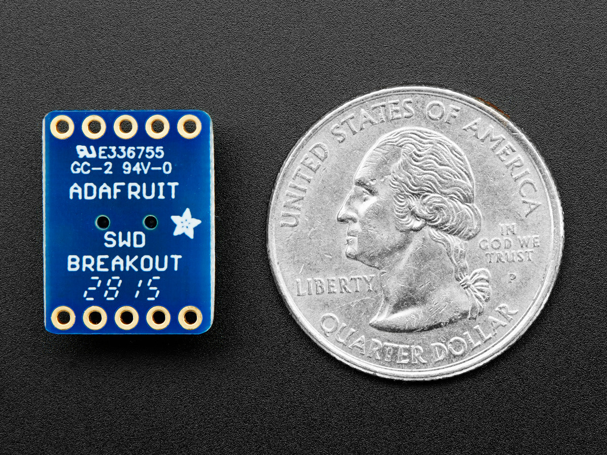 SWD (2x5 1.27mm) Cable Breakout Board - PiShop.ca