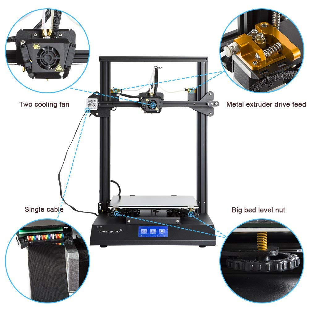 Creality CR-X 3D Printer - 2 Color - PiShop.ca