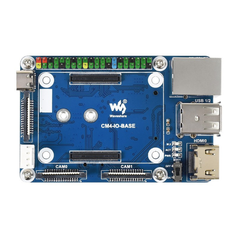 Mini Base Board (B) Designed for Compute Module 4 - PiShop.ca