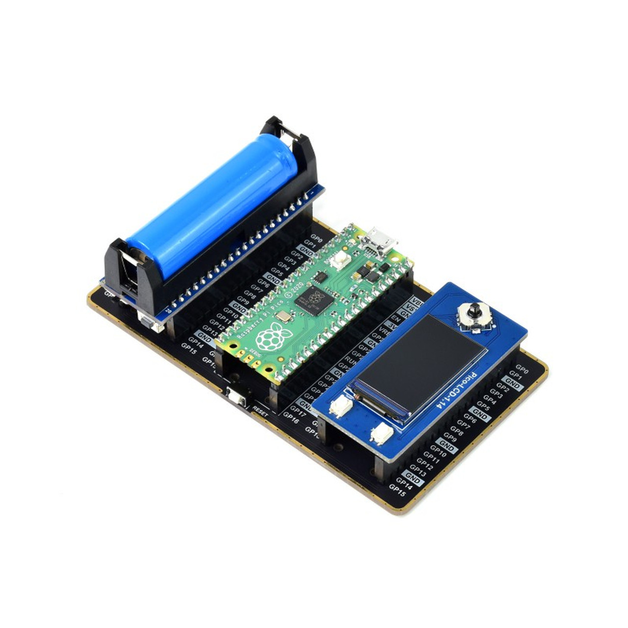 Dual Gpio Expander For Raspberry Pi Pico Two Sets Of Male Headers