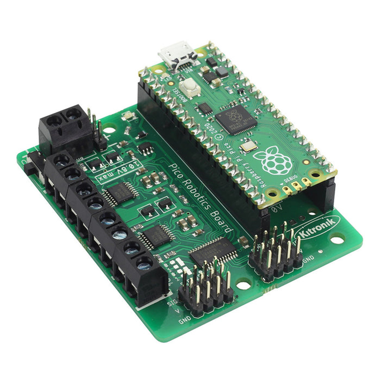 Robotics Board For Raspberry Pi Pico Pishopca