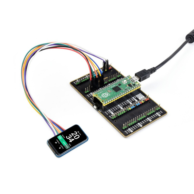 1.47inch LCD Display Module, Rounded Corners, 172x320 Resolution, SPI ...