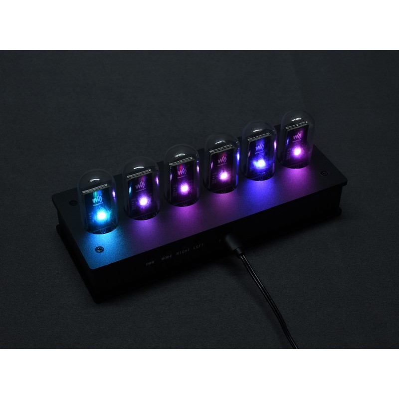 Programmable RGB Pseudo Nixie Tube Clock, Retro Desktop Digital Clock ...