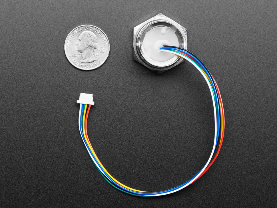 Rugged Panel Mount Fingerprint Sensor with Bi-Color LED Ring - R503 ...