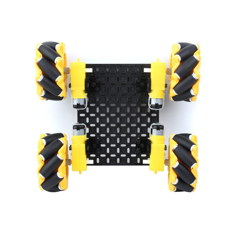 Robot-Chassis Series Smart Mobile Robot Chassis Kit, Mecanum Wheels - PiShop.ca