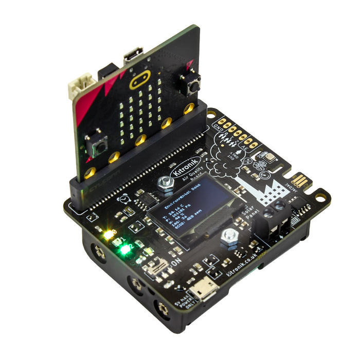 Kitronik Air Quality and Environmental Board for micro:bit - PiShop.ca
