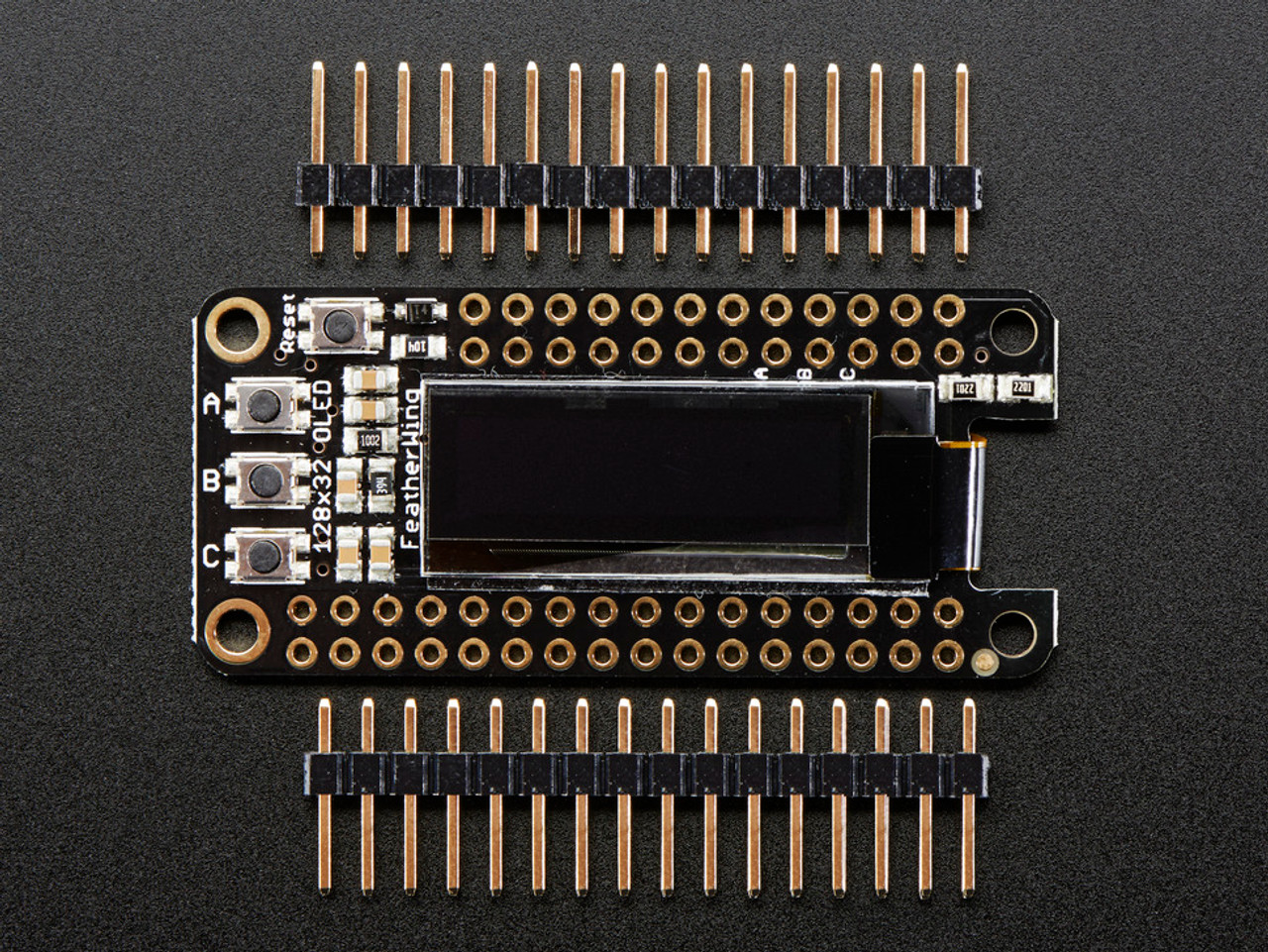 Adafruit FeatherWing OLED - 128x32 OLED Add-on For Feather - Soldering ... Adafruit FeatherWing OLED - 128x32 OLED Add-on For Feather - Soldering ...