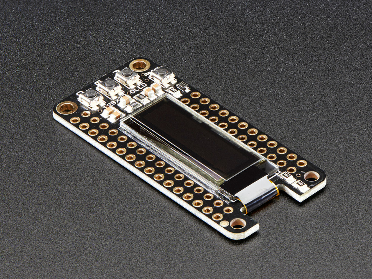 Adafruit FeatherWing OLED - 128x32 OLED Add-on For Feather - Soldering ... Adafruit FeatherWing OLED - 128x32 OLED Add-on For Feather - Soldering ...