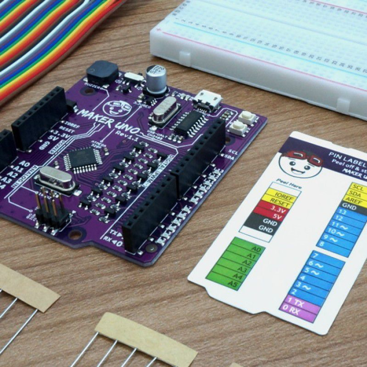 Maker UNO Edu Kit (Arduino Compatible) - PiShop.ca
