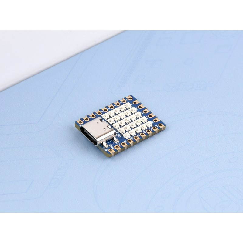 Waveshare RP2040-Matrix Development Board, 5×5 RGB LED Matrix - PiShop.ca
