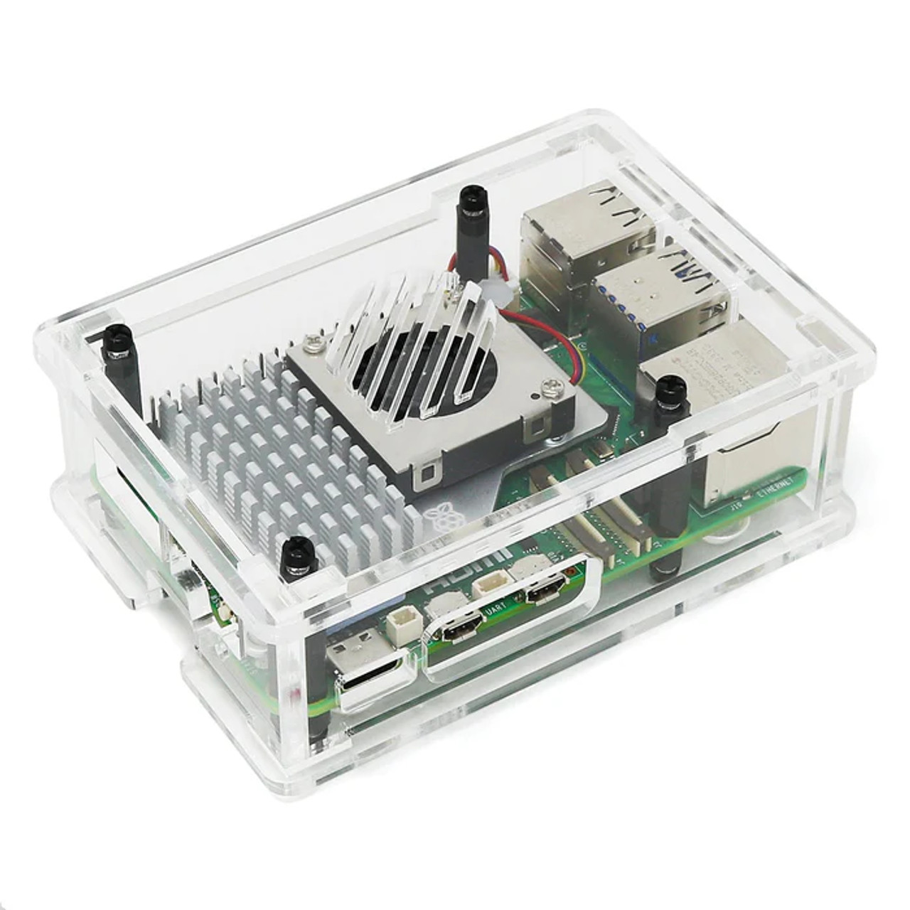 Acrylic Case for Raspberry Pi 5 - PiShop.ca